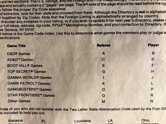 RPGA Network Member Directory | Talaraska